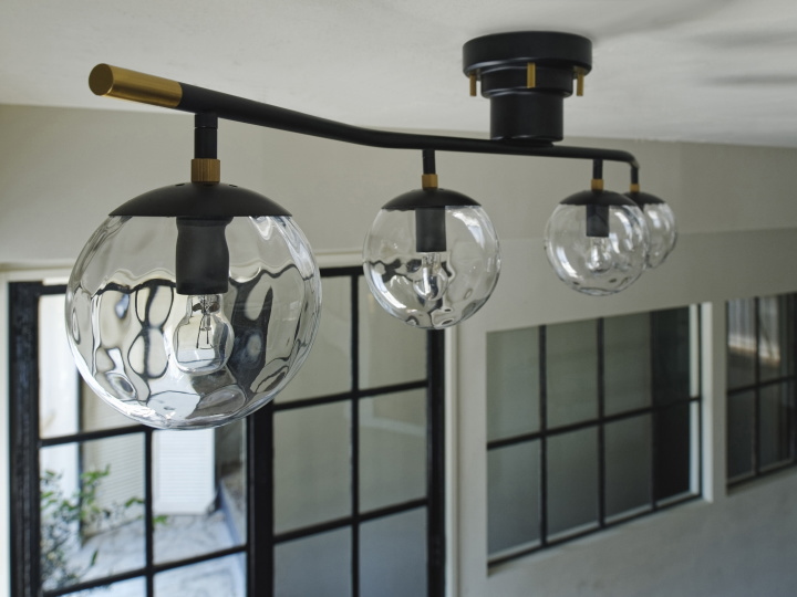 エルー HEROULT シーリングライト 4灯 LT-4267【INTERFORM】インターフォルム 家具インテリア雑貨通販POINT【ポイント】